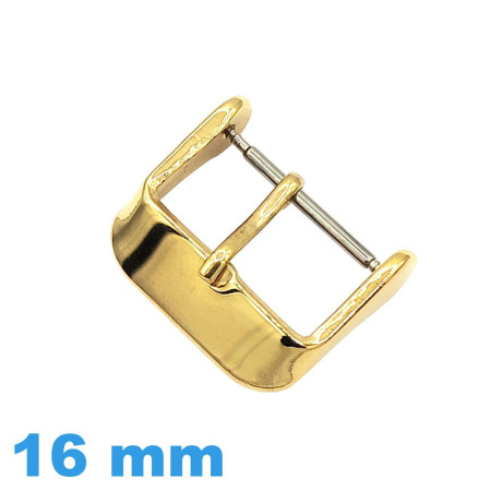 Boucle Ardillon Doré 16 mm - Fermoir Montre