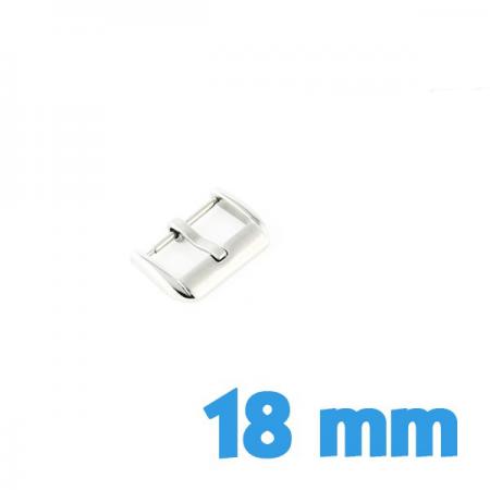 Boucle Ardillon 18 mm Argentée - Fermoir