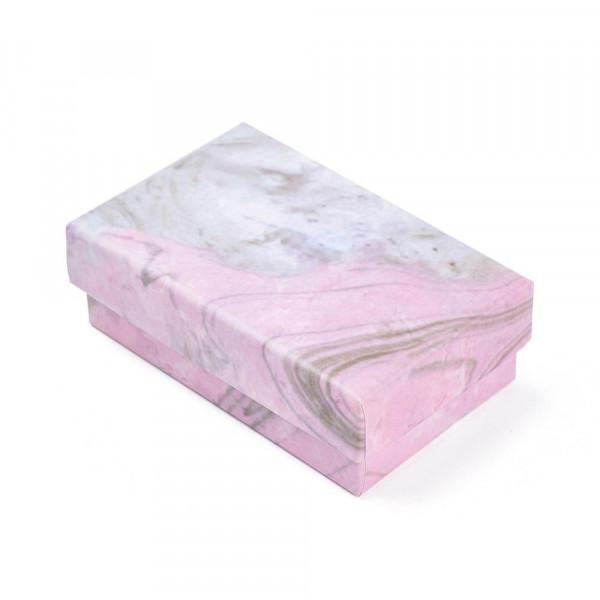 emballage rose carton pour le plaisir d'offrir avec imprimés styles marbre
