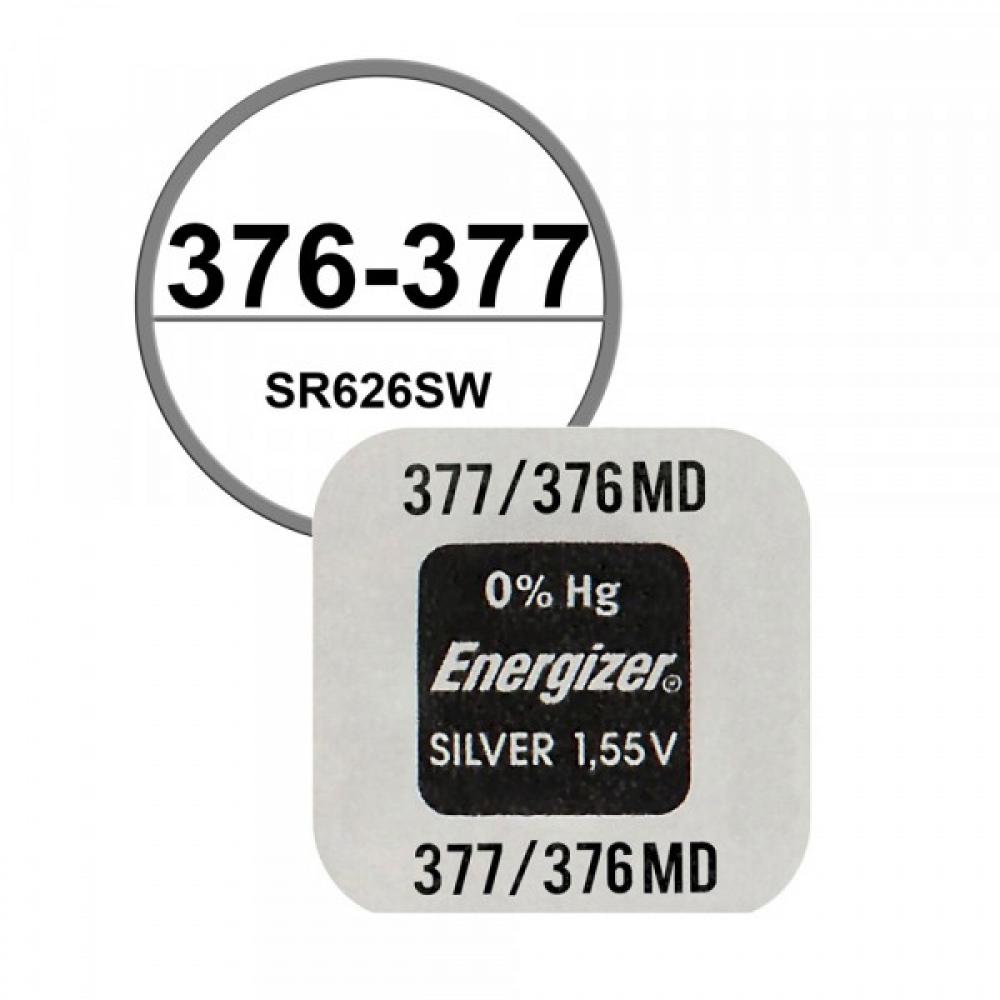 Pile Energizer pour Montre 377/376 Oxyde d'argent Pile Energizer pour Montre 377/376 Oxyde d'argent