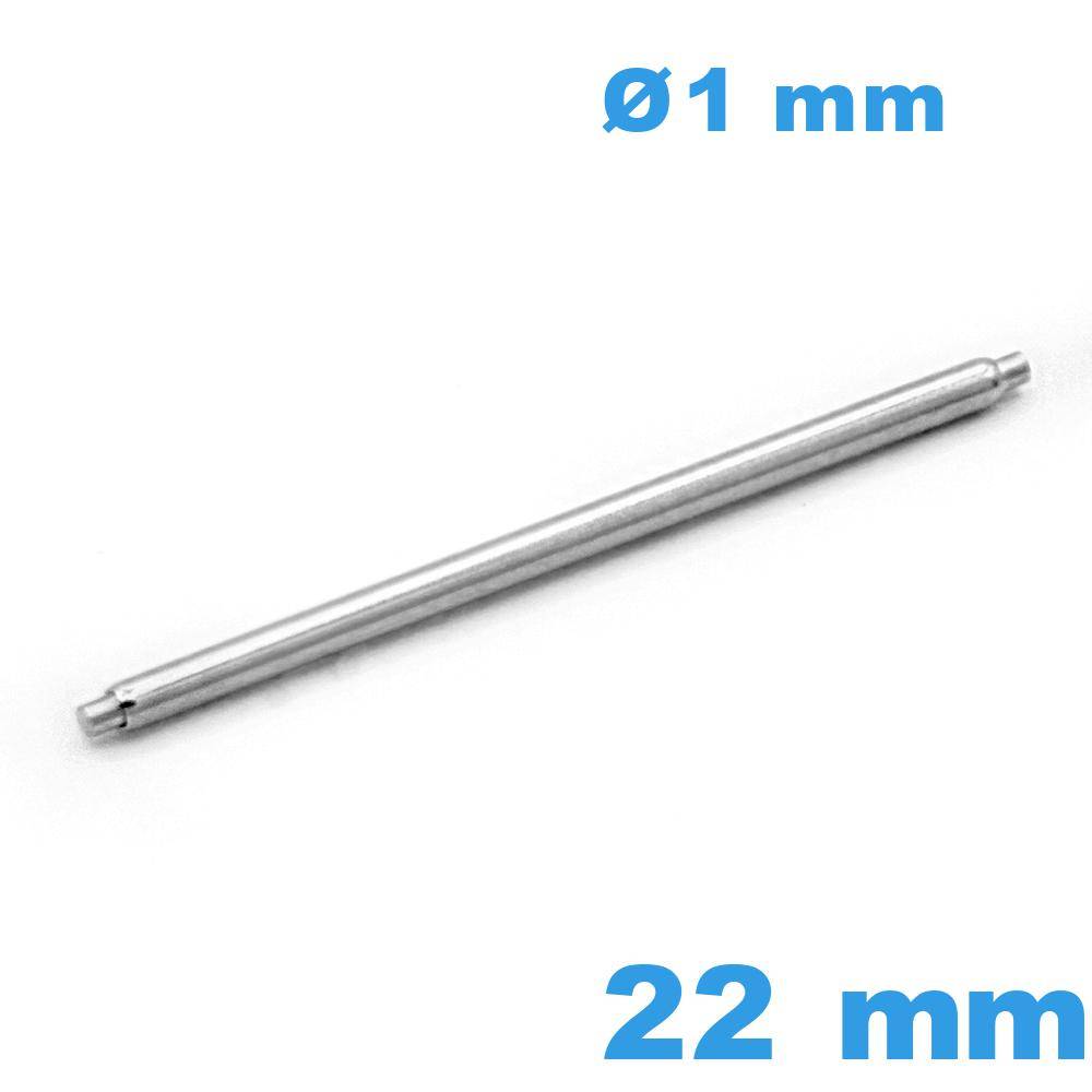 Pompe pour Montre 22 mm Acier 316L Diamètre 1mm qualité suisse